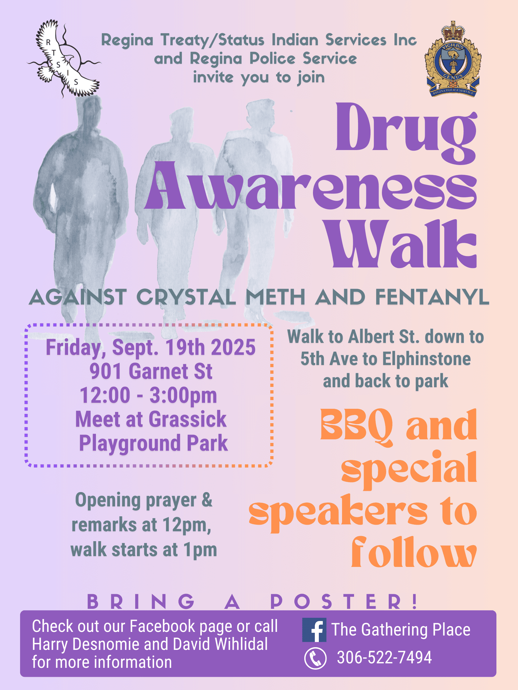 Drug Awareness Walk Against Crystal Meth and Fentanyl - File Hills Qu ...