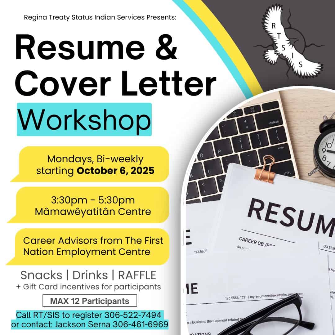 Resume & Cover Letter Workshop - File Hills Qu'Appelle Tribal Council